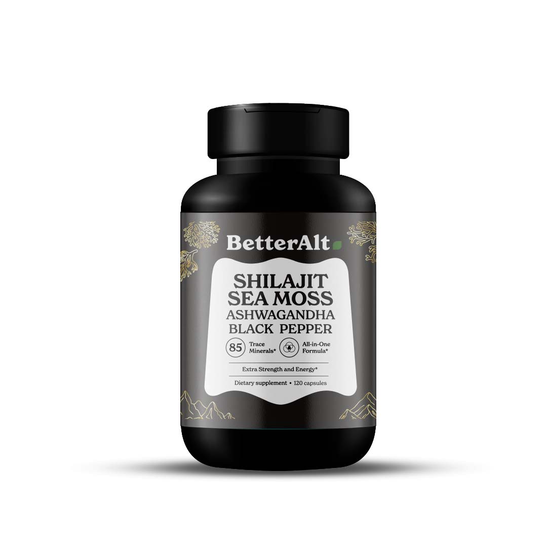 All-in-one Supplement | Shilajit + Sea Moss Capsules – BetterAlt